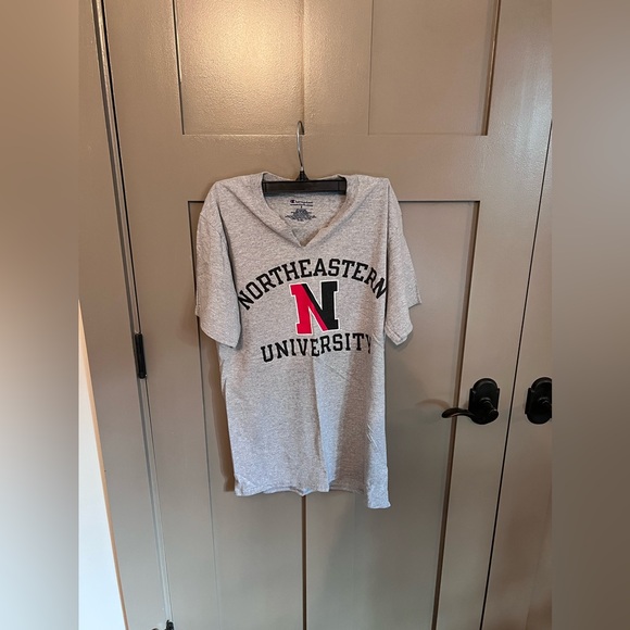 Tops | Northeastern Light Grey T Shirt | Poshmark